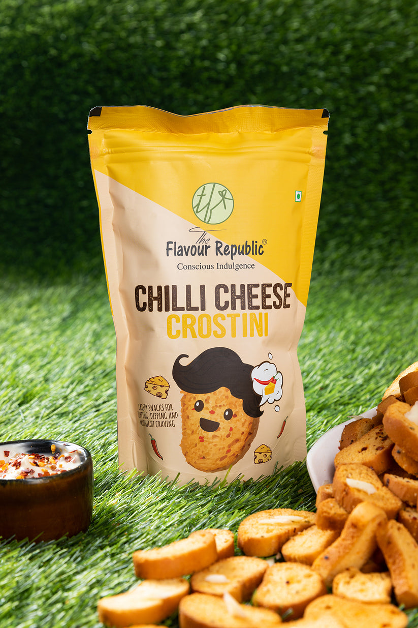 Cheese Chilli Crostini(Pack of 5) – The Flavour Republic